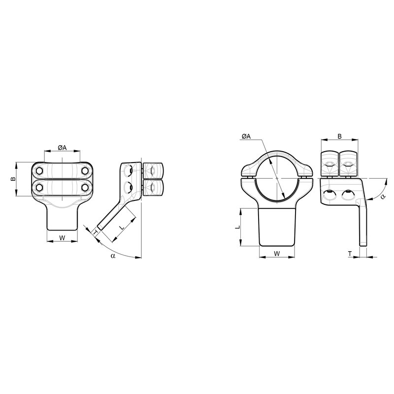 SAK - Angle terminal