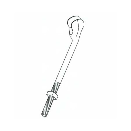 Angle Thimble Eye Bolt